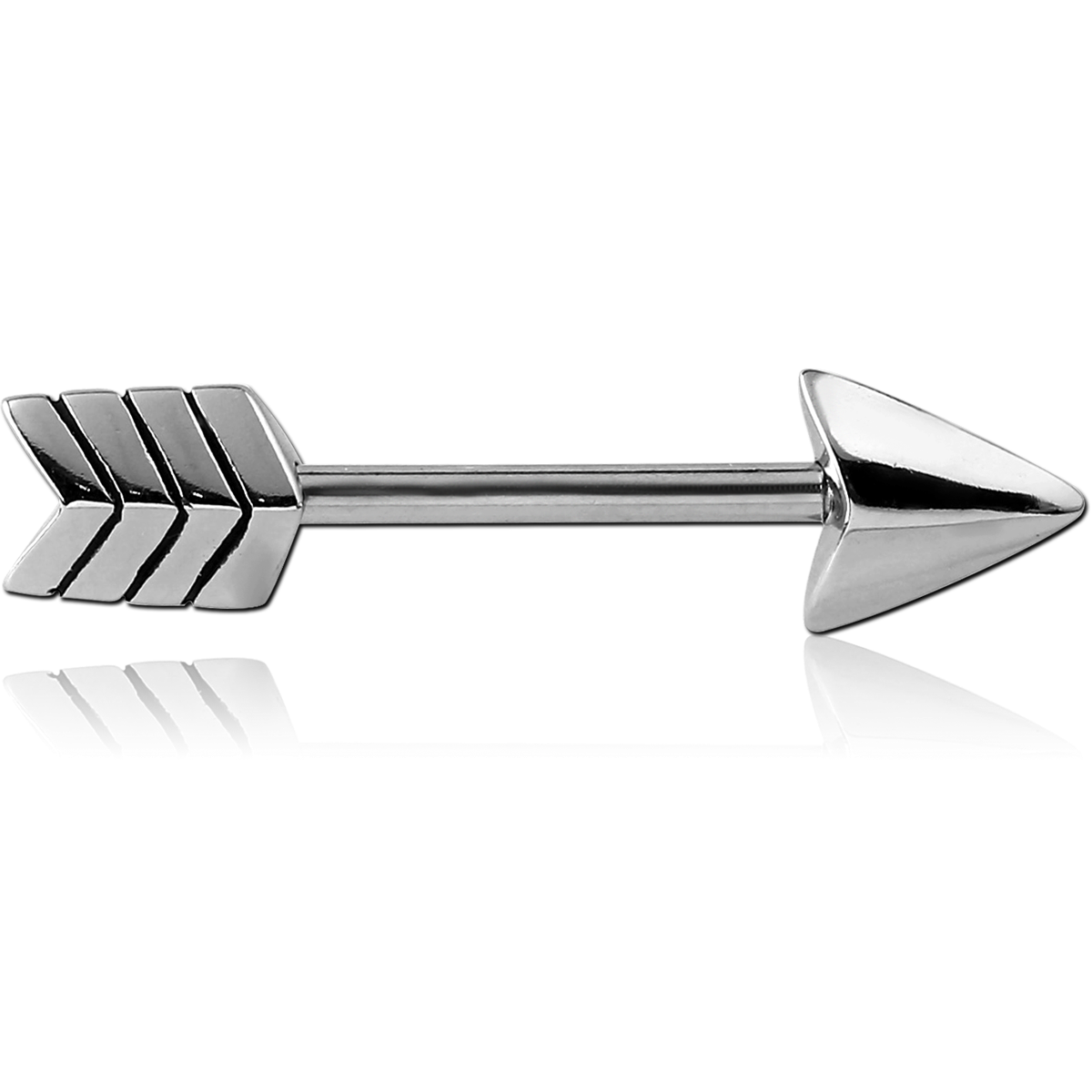 SURGICAL STEEL NIPPLE BAR- ARROW | SCNS56