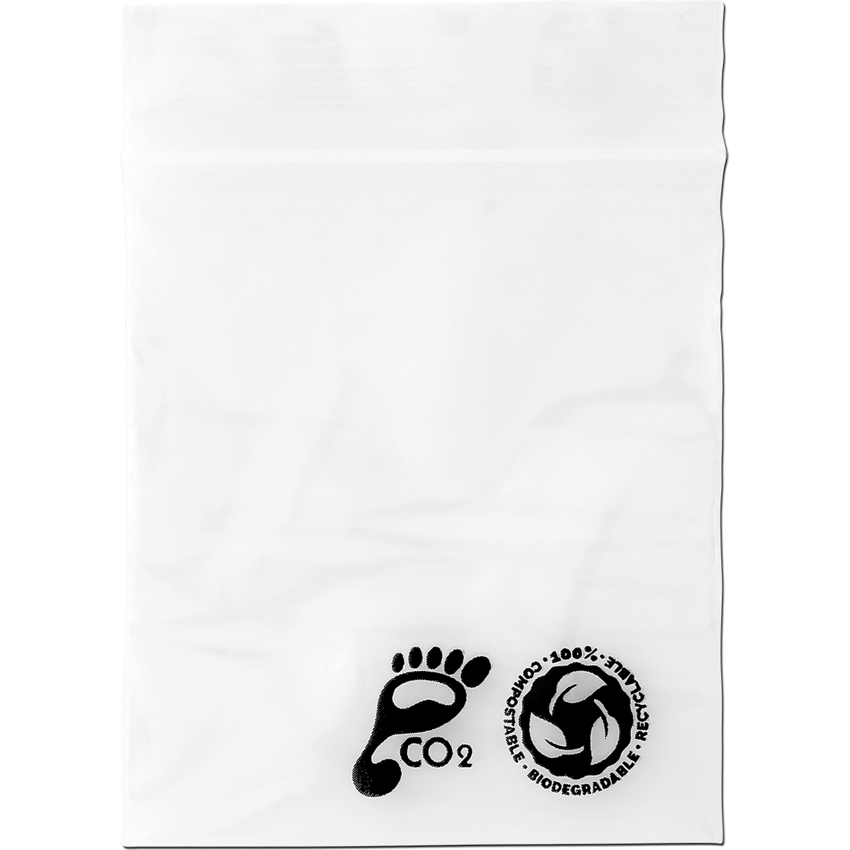 PACK OF 100 BIODEGRADABLE ZIP BAGS | PZB-BIO