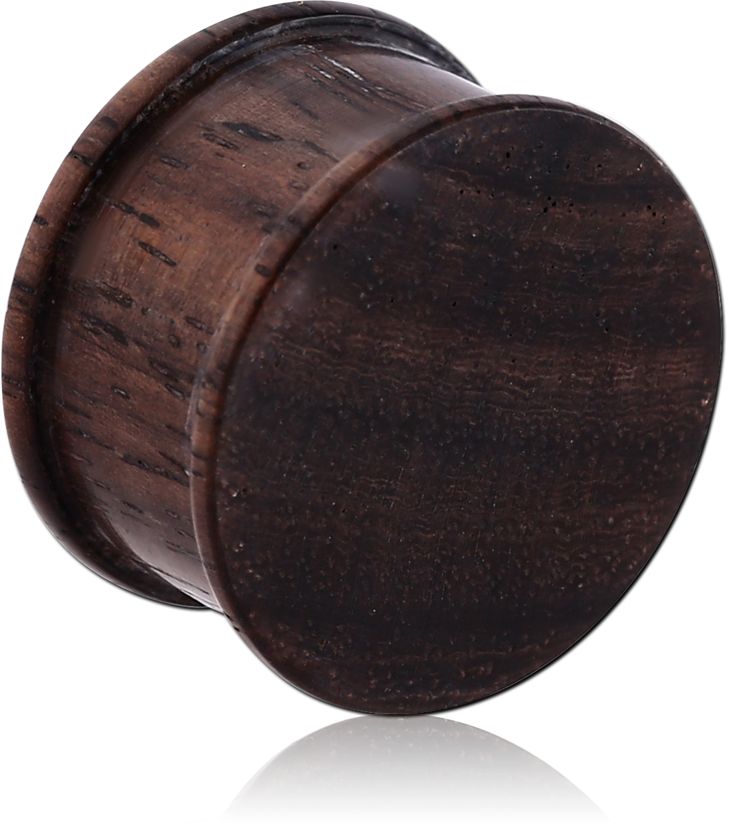 ORGANIC WOODEN PLUG BLACK ROSEWOOD-SONO RIDGED | IRPC