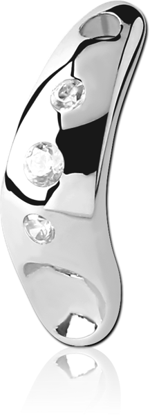 SURGICAL STEEL JEWELED INTIMATE SHIELD | SCIS6