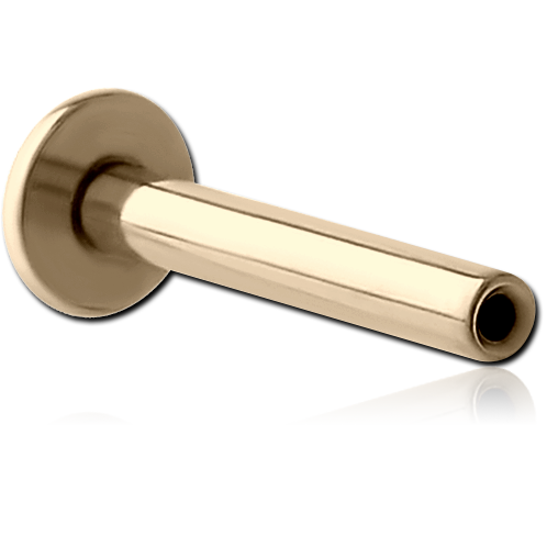 14K GOLD THREADLESS LABRET PIN | 14PFIN-PIN