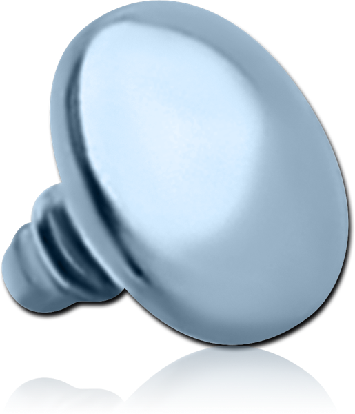 ANODISED TITANIUM DISC FOR 1.6MM INTERNALLY THREADED PINS