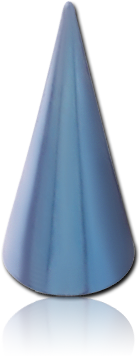 ANODISED TITANIUM LONG CONE | TLC-AN
