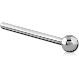 SURGICAL STEEL STRAIGHT BALL NOSE STUD 15MM | CNO-S