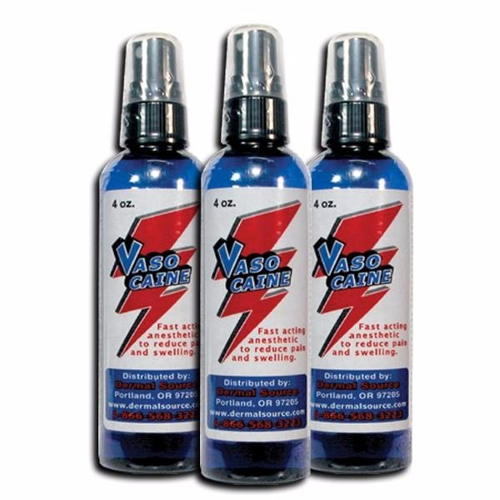 VASOCAINE TOPICAL ANESTHETIC SPRAY - 4OZ BOTTLE | Shining Light Body ...